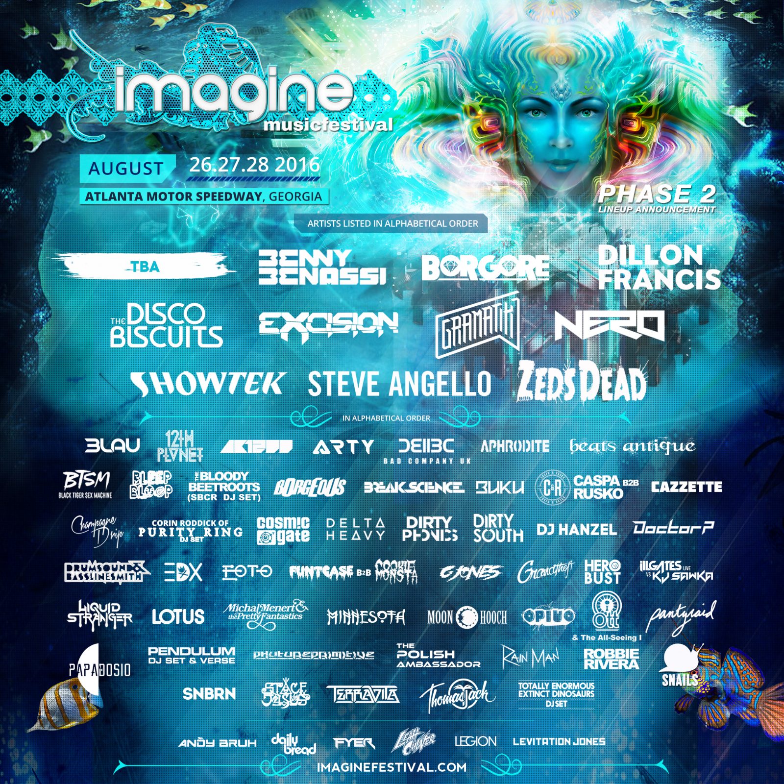 Imagine Festival Announces Phase 2 Line-Up – GAFollowers
