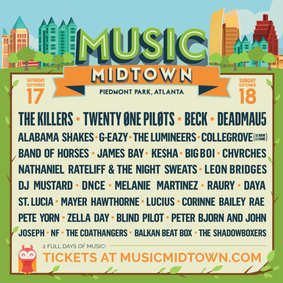 Music Midtown Lineup Announced – GAFollowers